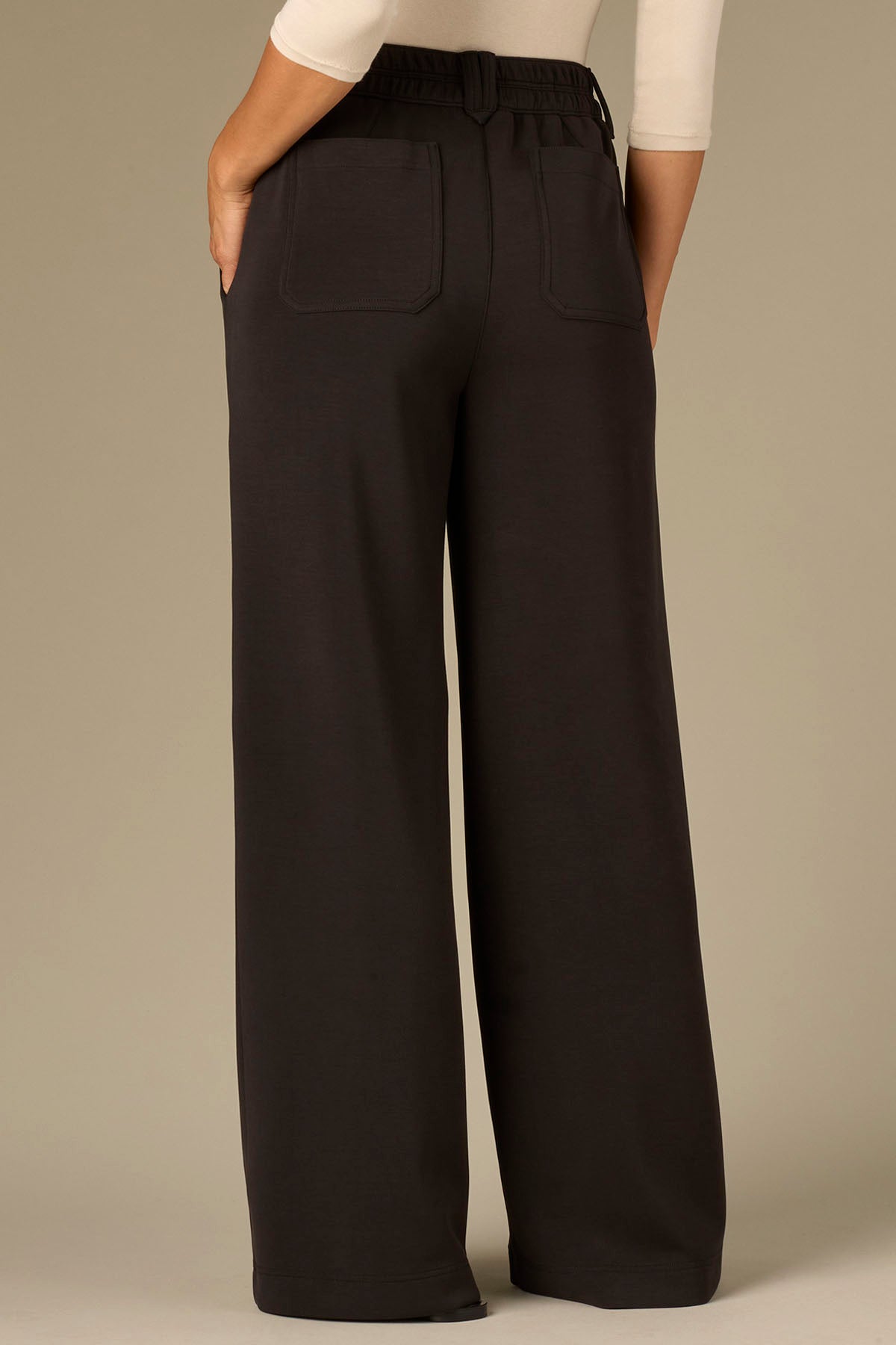 Skyrise Wide Leg Glider Plus Size Pants with Patch Pockets – Wit & Wisdom